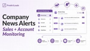How to Track Company News Alerts for Sales and Account Monitoring